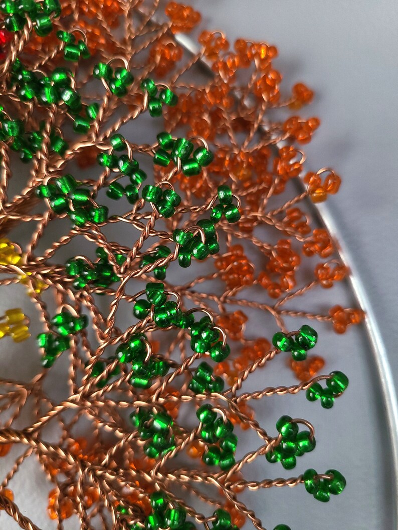 Large Handcrafted Autumn Wire Tree Wall Hanging Decor - Etsy