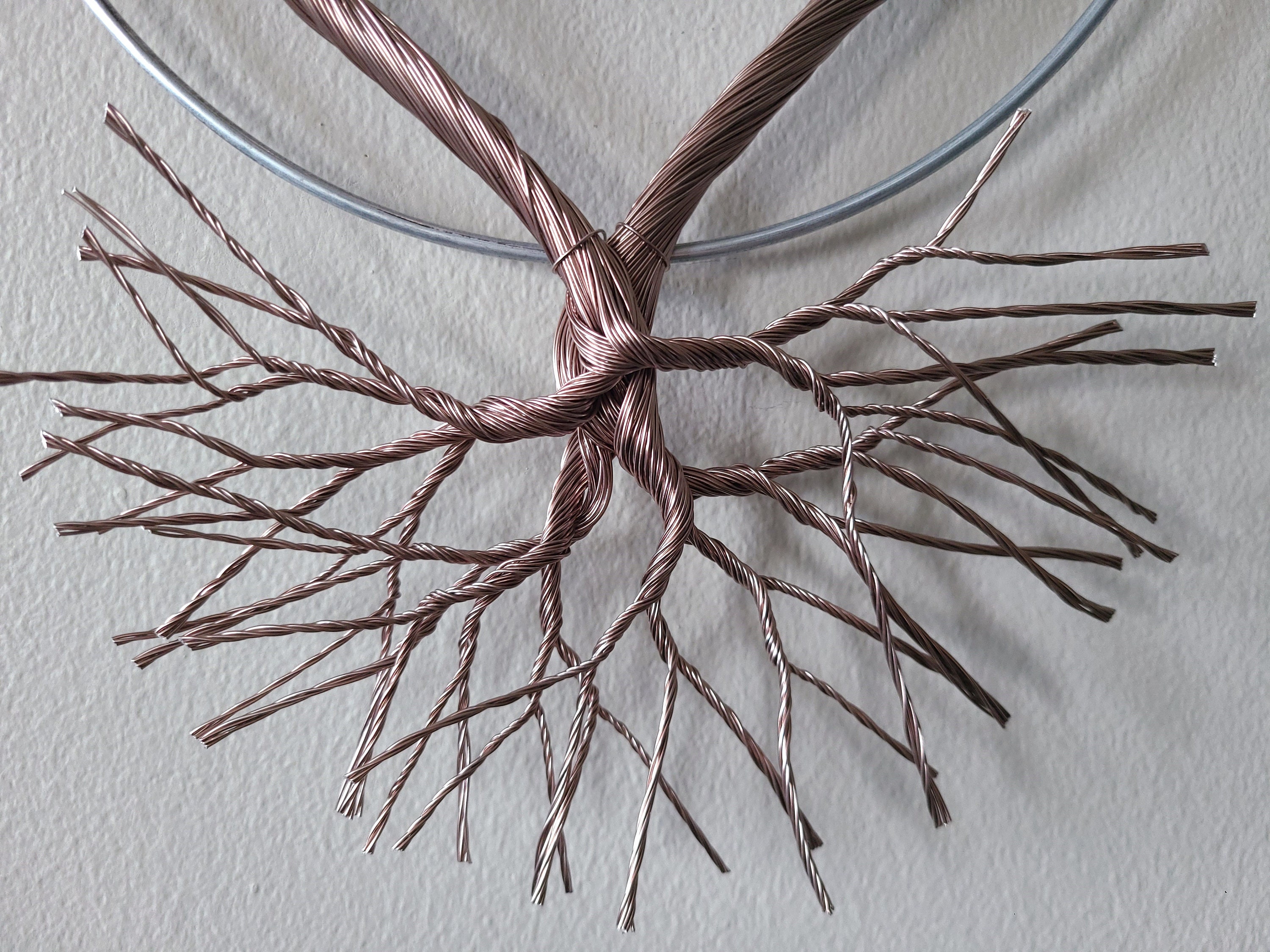 Small Purple & White Brown Heart Tree - Etsy Canada