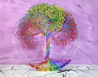 Large Seasonal Wire Tree Wall Art Decor Spring Summer Autumn Winter ...