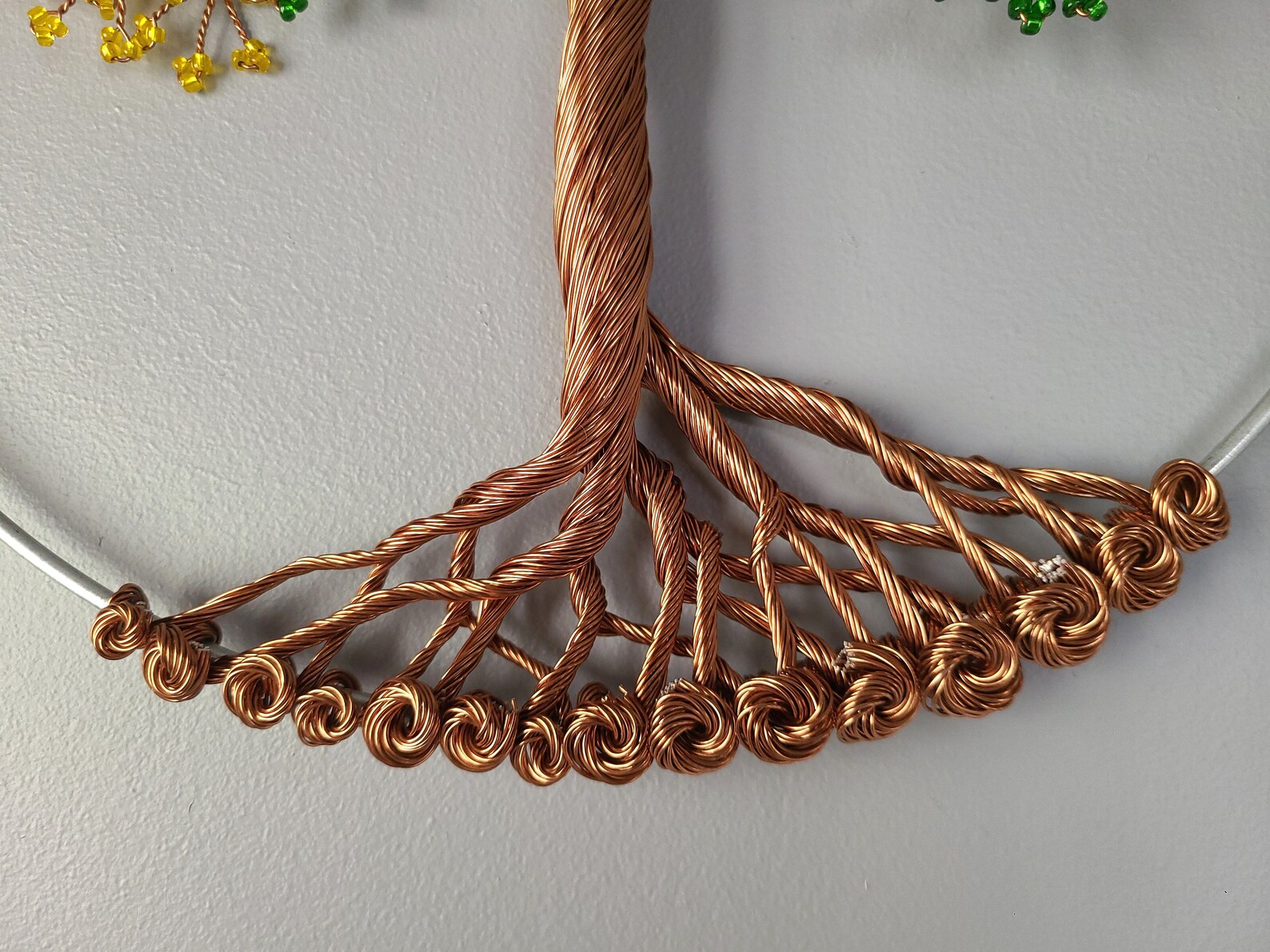 Large Handcrafted Autumn Wire Tree Wall Hanging Decor - Etsy