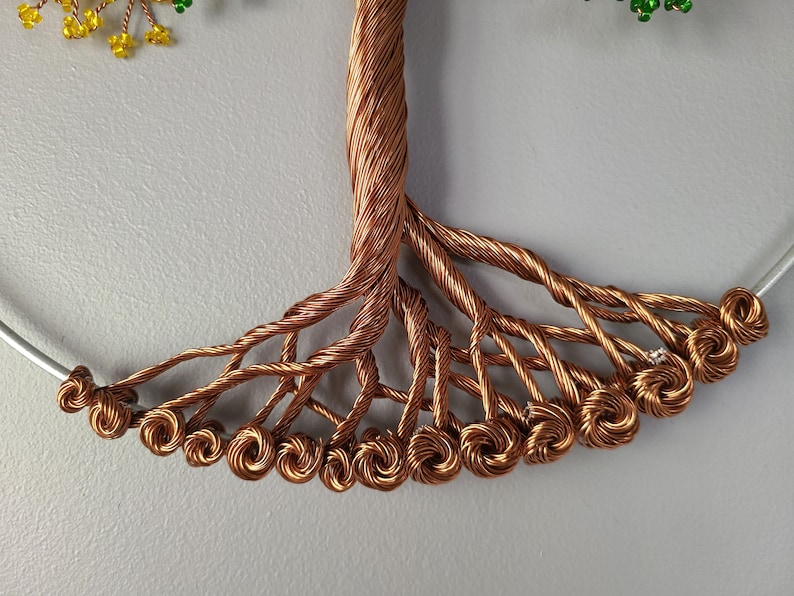 Large Handcrafted Autumn Wire Tree Wall Hanging Decor - Etsy