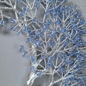 Small Handmade Pink and Blue Heart Tree Wall Hanging Decor - Etsy