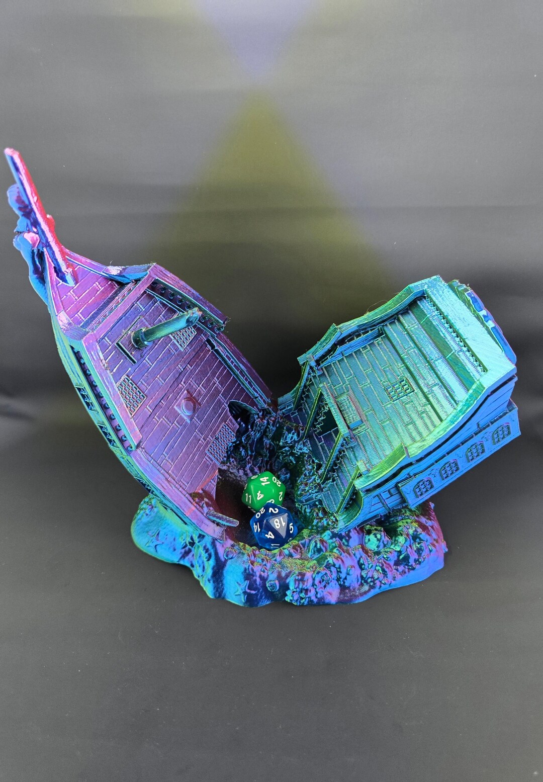 Sunken Shipwreck Dice Tower - Etsy