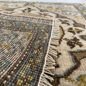 Brown Square Rug, Vintage Rug, Neutral Rug, Small Rug, Turkish Rug ...