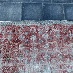 Red and Green Rug, Oushak Large Rug, Vintage Rug, Turkish Rug ...