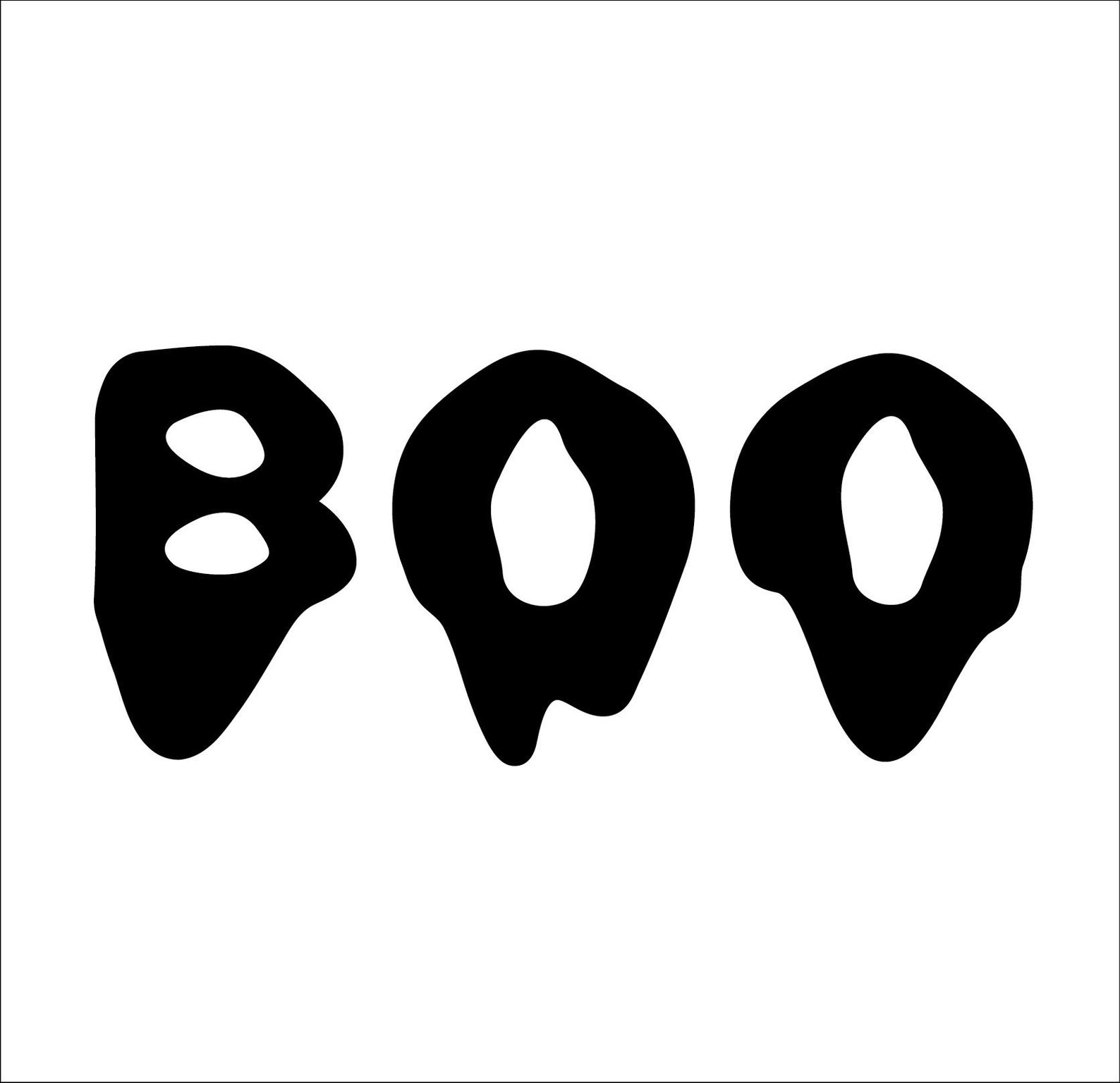 BOO SVG File for Crafting - Etsy