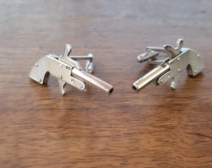 Vintage Pin Fire Pistol Cufflinks Japan Made - Etsy