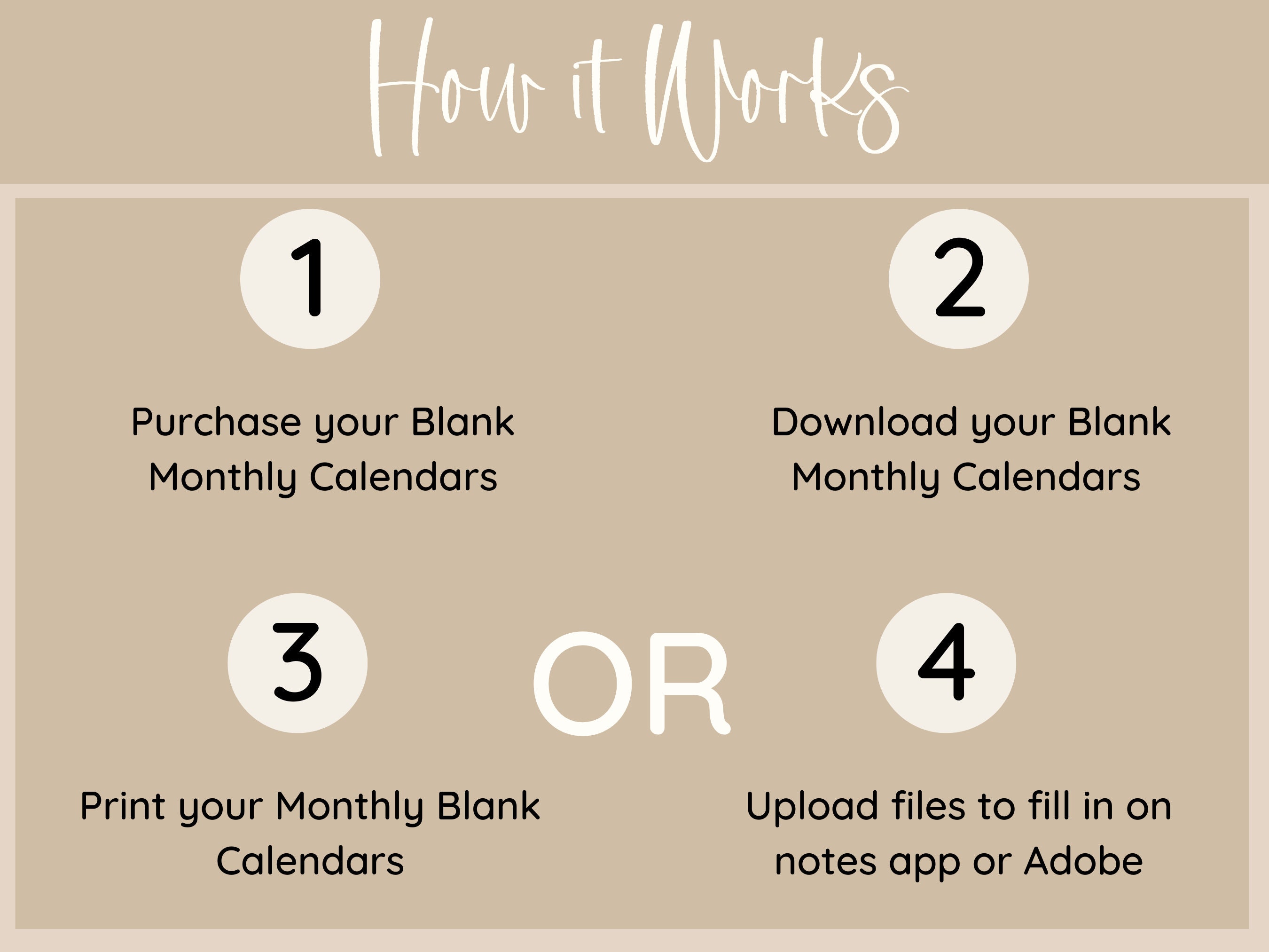 2022 2023 Calendar Bundle Printable Editable Landscape Monthly ...