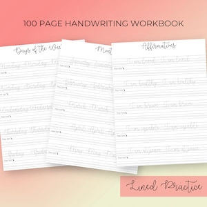 Cursive Handwriting Practice | Bouncy Lettering Practice, Monoline ...