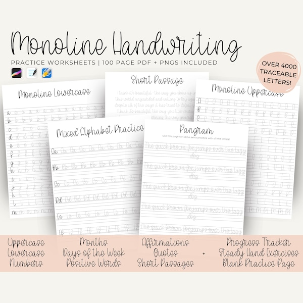 Cute Handwriting Practice Worksheets for Adults Lettering Worksheets ...
