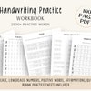 Handwriting Practice Workbook | Cute Handwriting Practice, Fancy ...