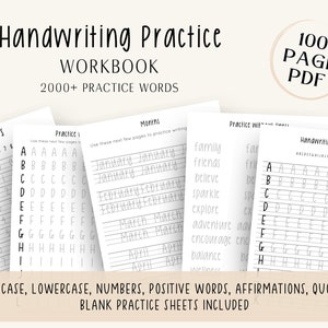 Printable Handwriting Worksheets | Alphabet Writing Practice | Abc ...