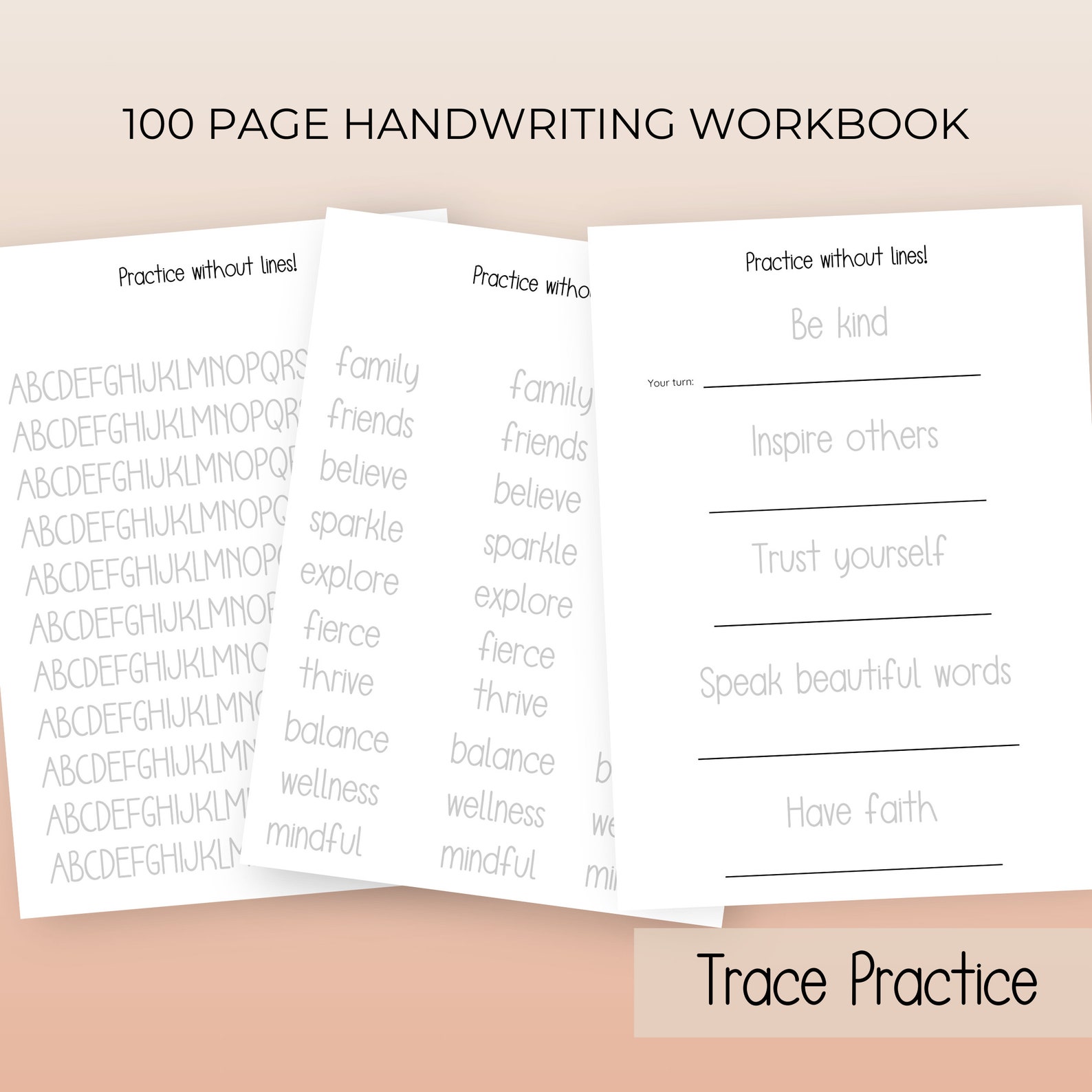 Neat Handwriting Practice Sheet | iPad Handwriting Practice, Penmanship ...