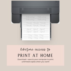 Hand Lettering Practice Sheets for Procreate Hand Lettering - Etsy