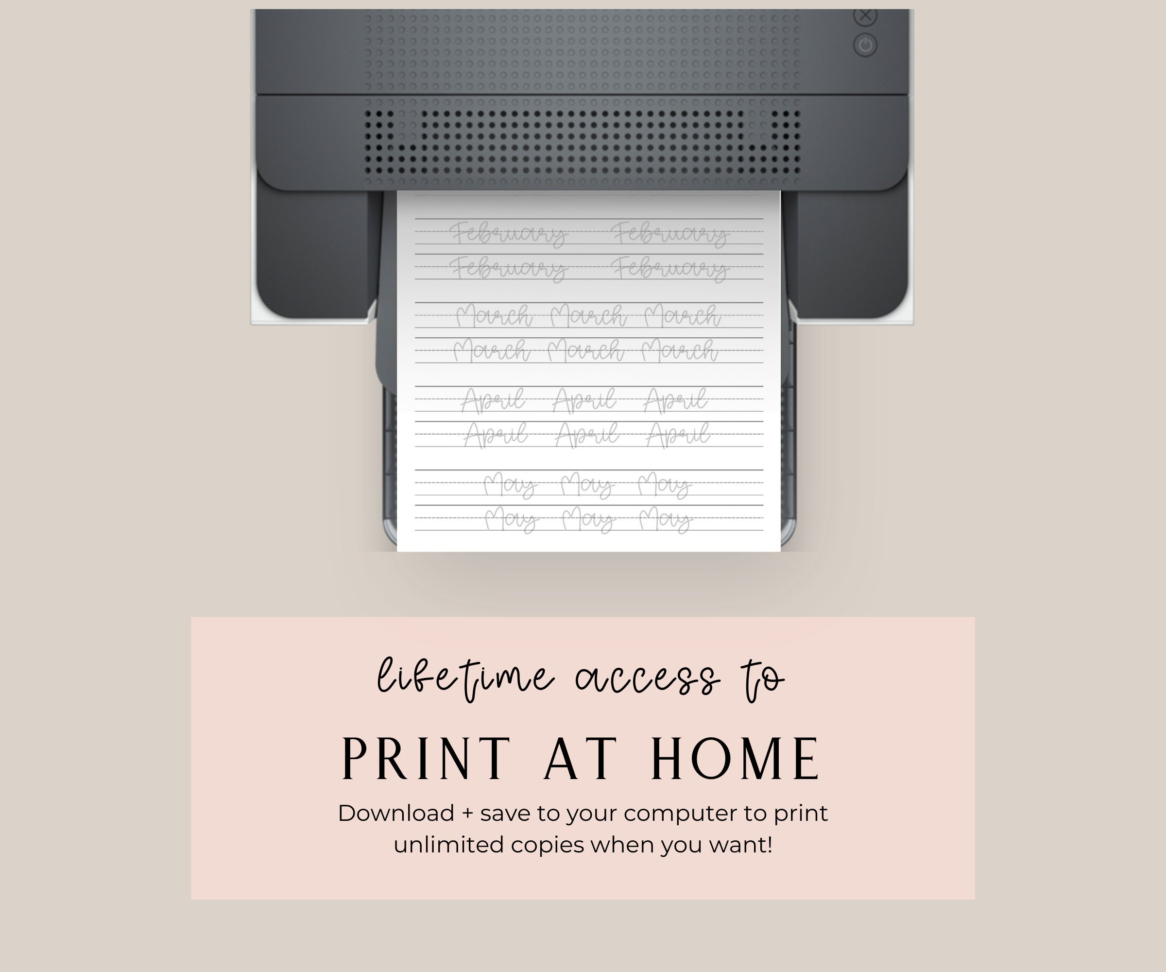 Hand Lettering Practice Sheets for Procreate Hand Lettering - Etsy