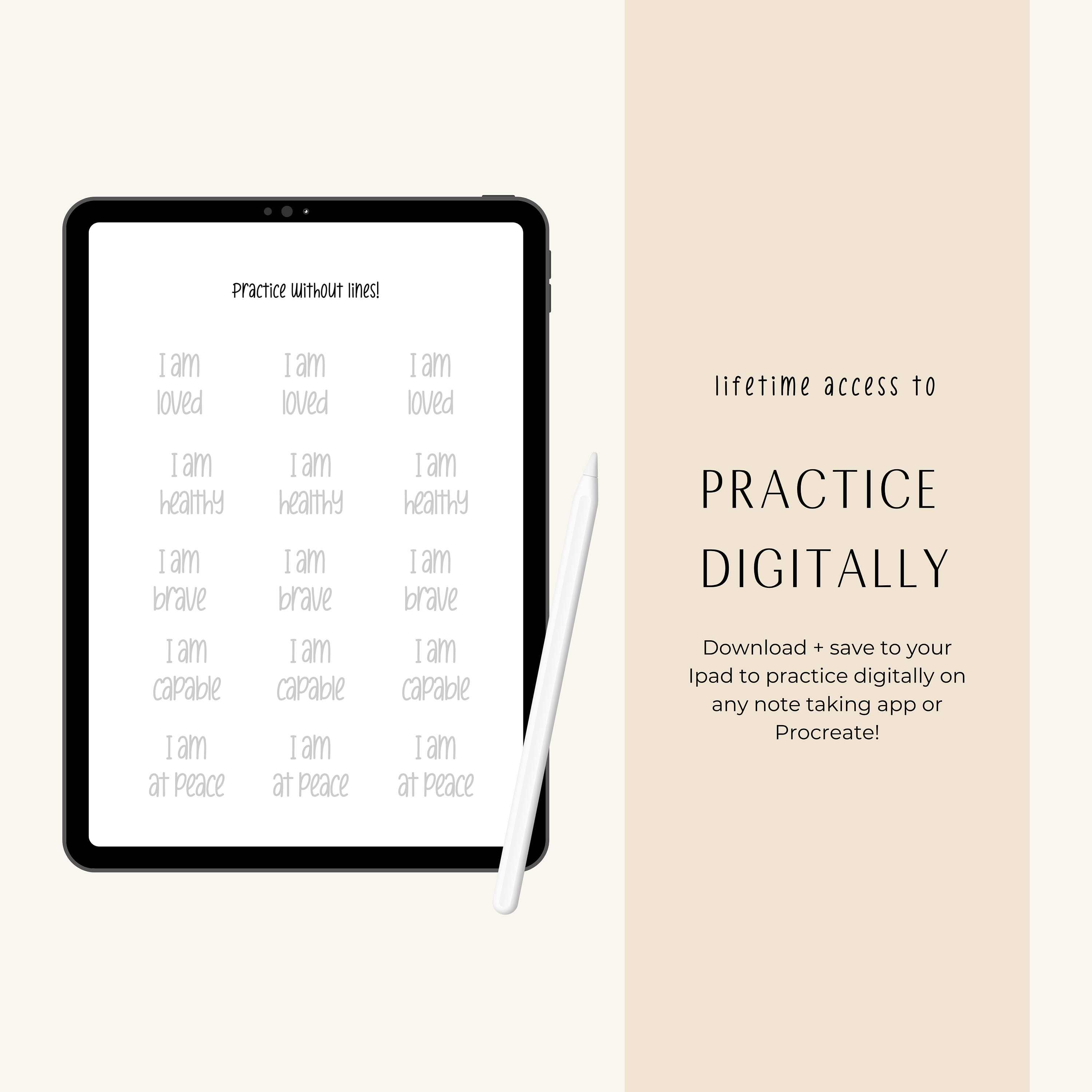 Neat Handwriting Practice Sheets for Adults | Hand Lettering Workbook ...