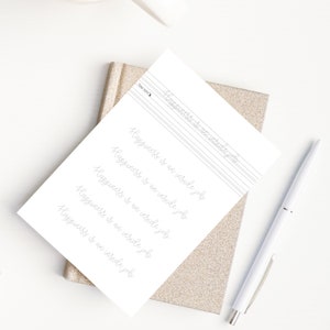 Cursive Handwriting Practice | Bouncy Lettering Practice, Monoline ...