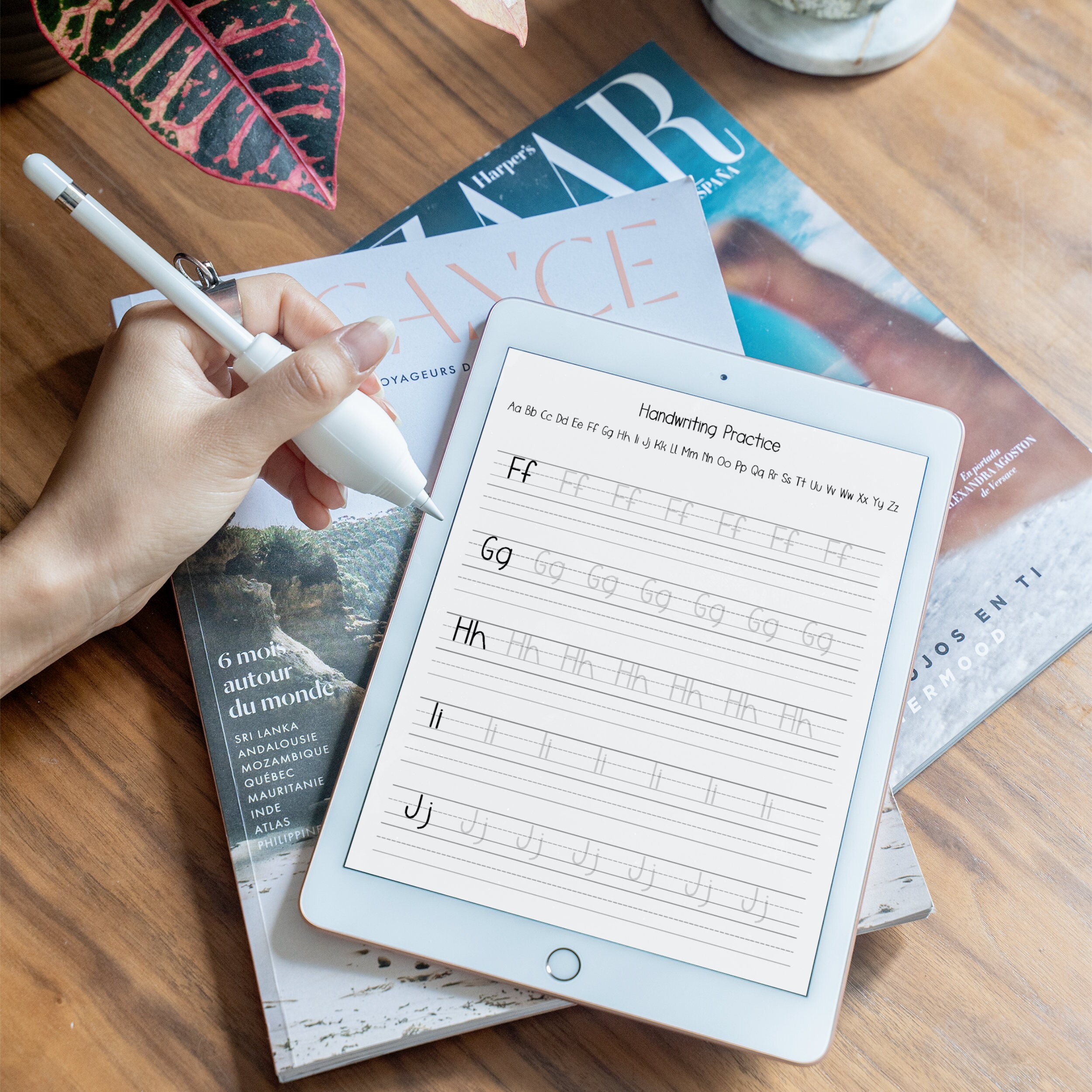 Neat Handwriting Practice Sheet | iPad Handwriting Practice, Penmanship ...