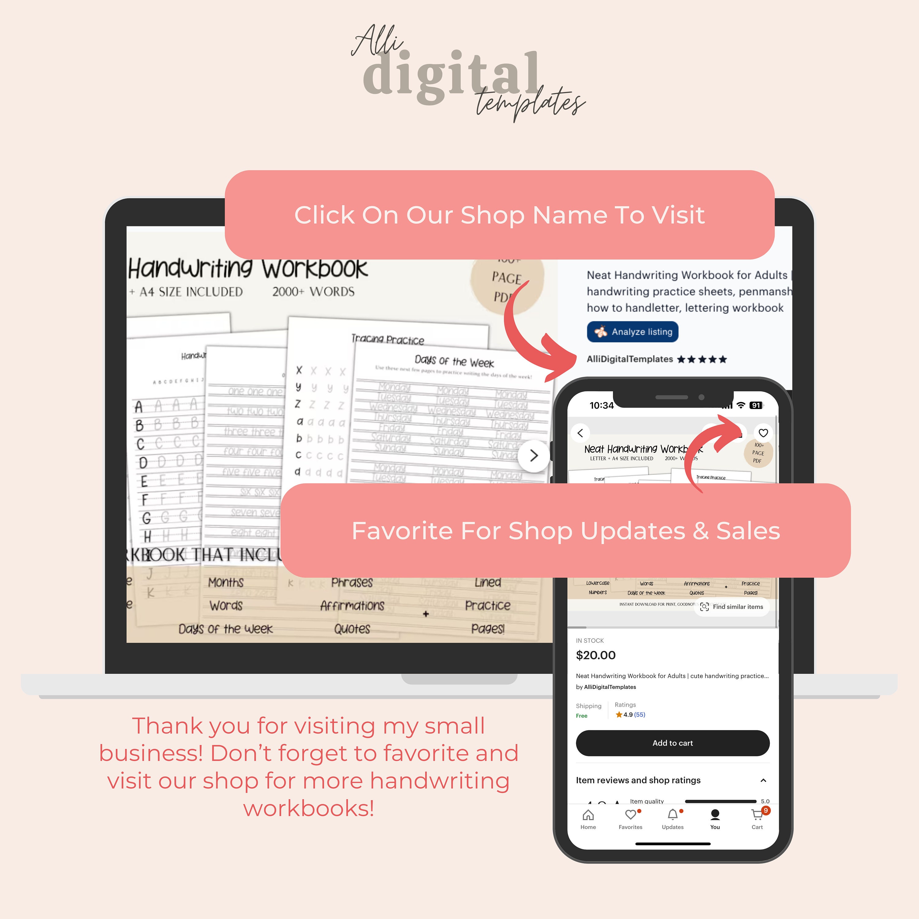Hand Lettering Practice Sheets for Procreate Neat Handwriting Practice ...