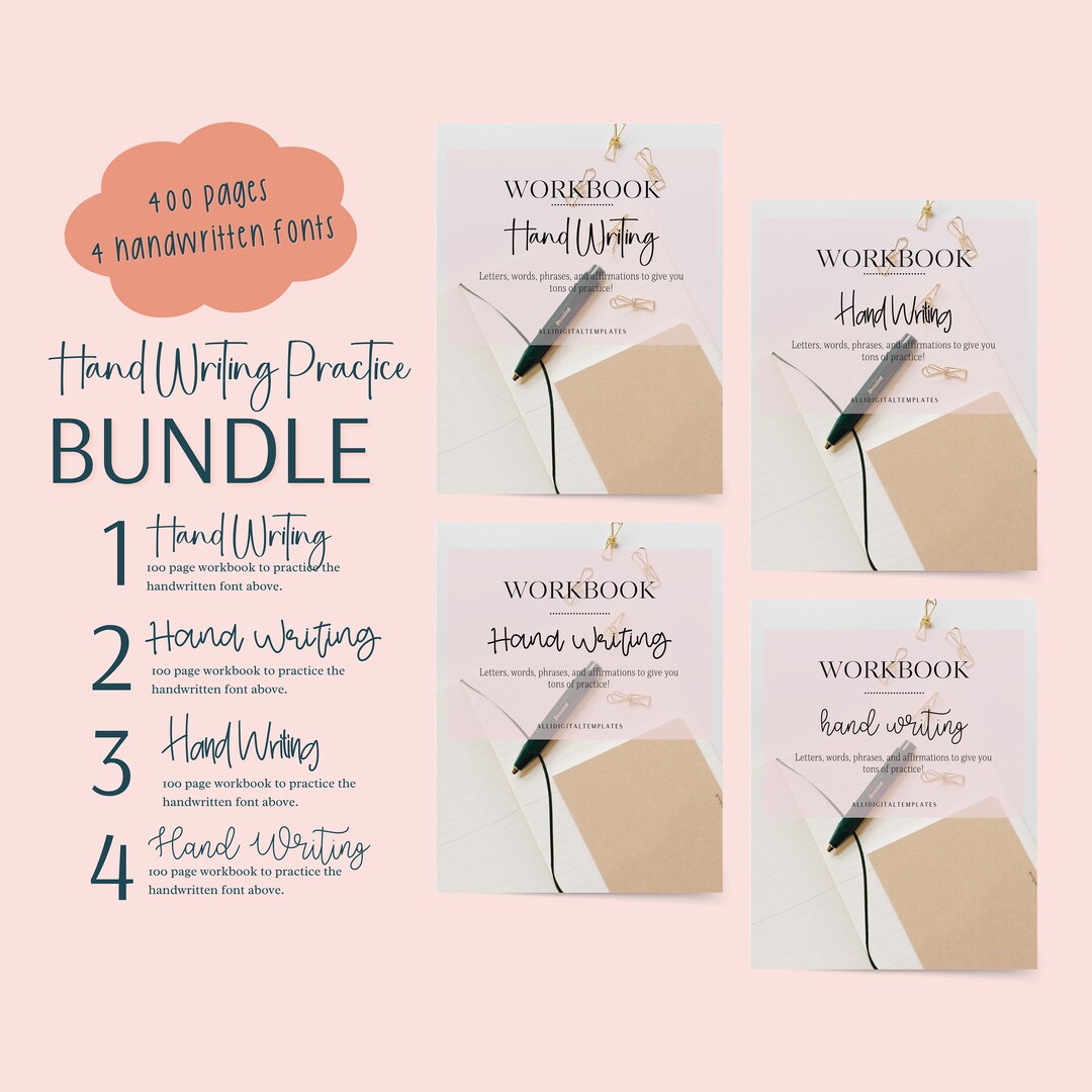 Hand Lettering Practice Sheet for Procreate BUNDLE| Hand Lettering Practice Sheet, Lettering ...