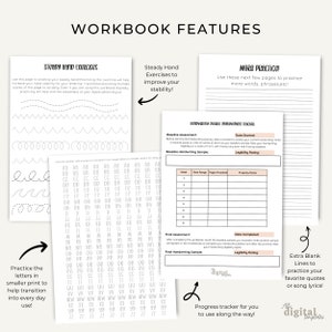 Hand Lettering Practice for Beginners, Alphabet Writing Practice, ABC ...