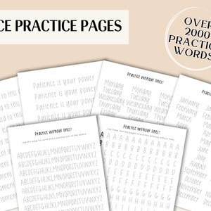 Printable Handwriting Worksheets | Alphabet Writing Practice | Abc ...