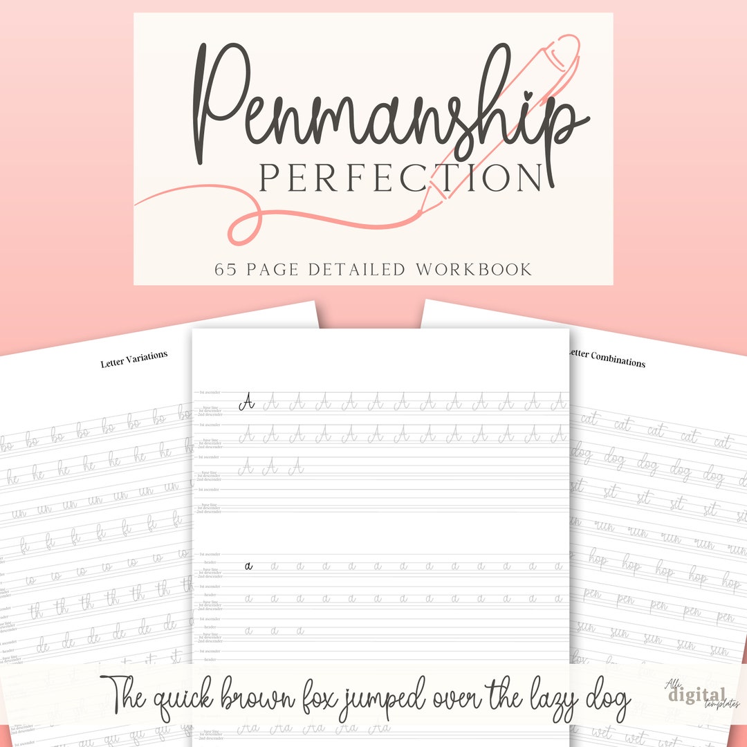 Lettering Practice Workbook | Lettering Worksheet, Lettering Guide ...