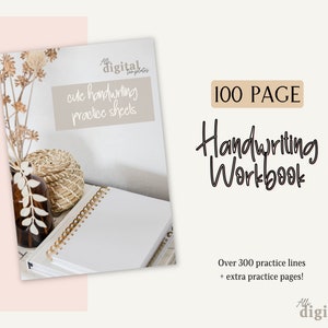 Neat Handwriting Workbook, Handwriting Practice Sheets, Penmanship ...