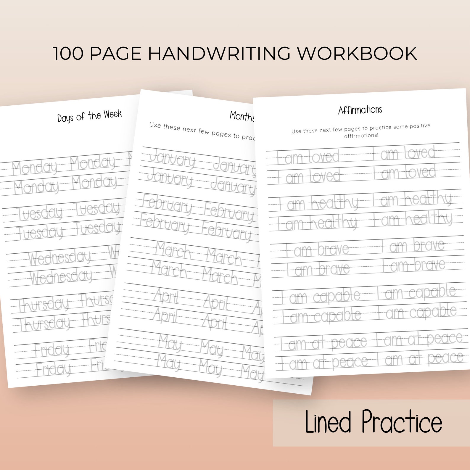 Neat Handwriting Practice Sheet | iPad Handwriting Practice, Penmanship ...