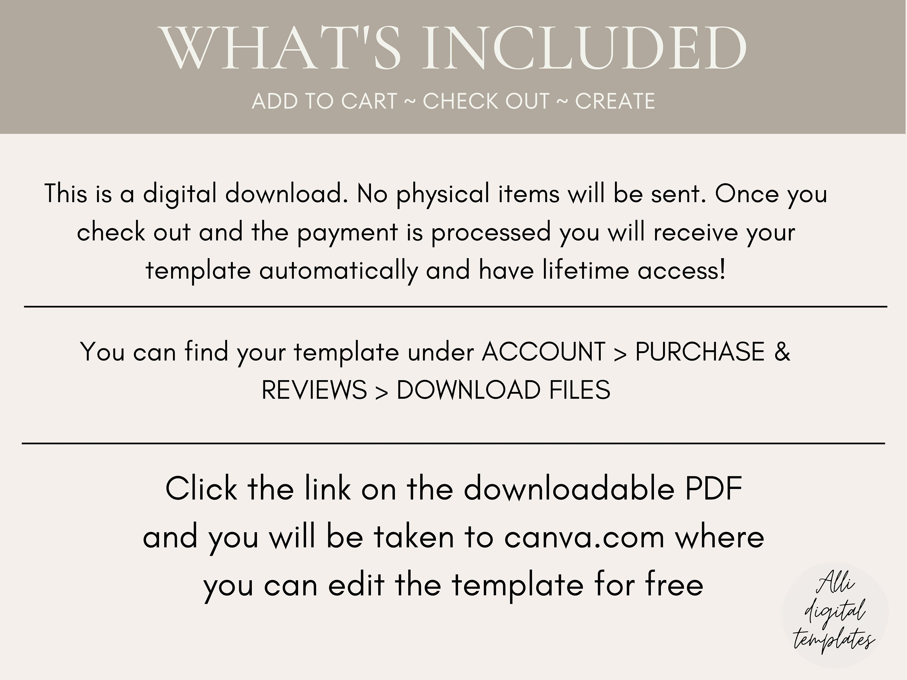 Order Form Template for Small Business Printable Order Form - Etsy