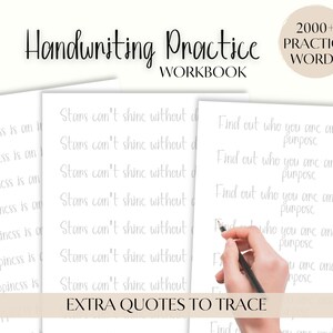 Cute Handwriting Practice Worksheets for Adults | Lettering Worksheets ...