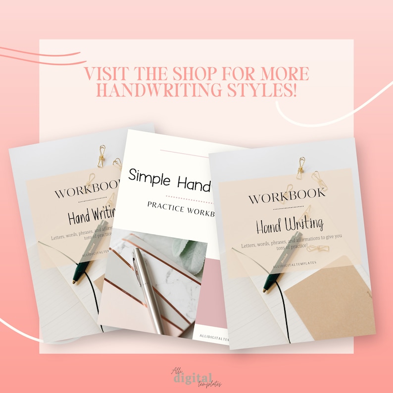 Lettering Practice Workbook Lettering Worksheet, Lettering Guide, Neat ...