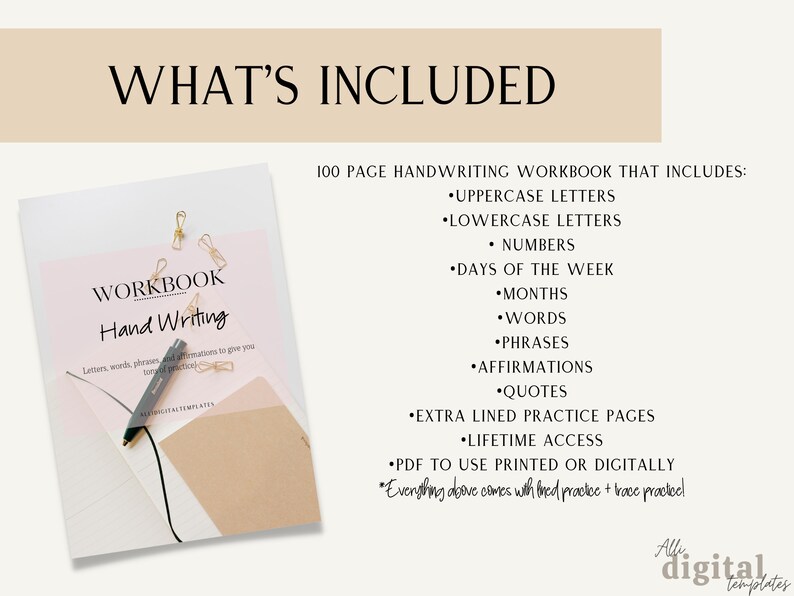 Hand Lettering Practice Sheets for Procreate Hand Lettering - Etsy