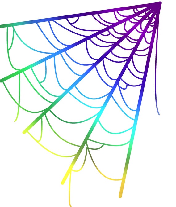 Neon Spider Web - Etsy