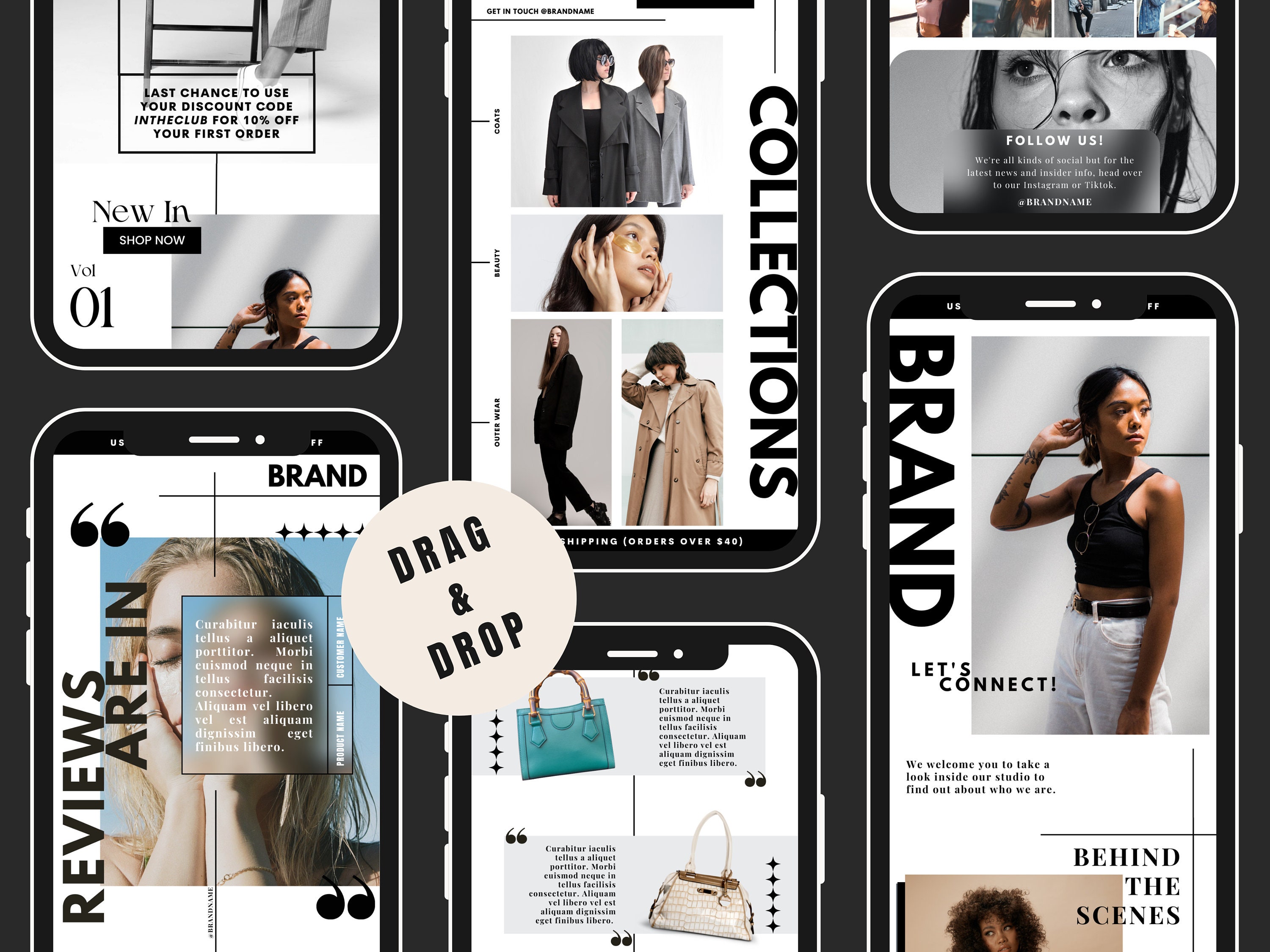 Welcome Email Sequence Templates | Editable Brand Welcome Flow ...