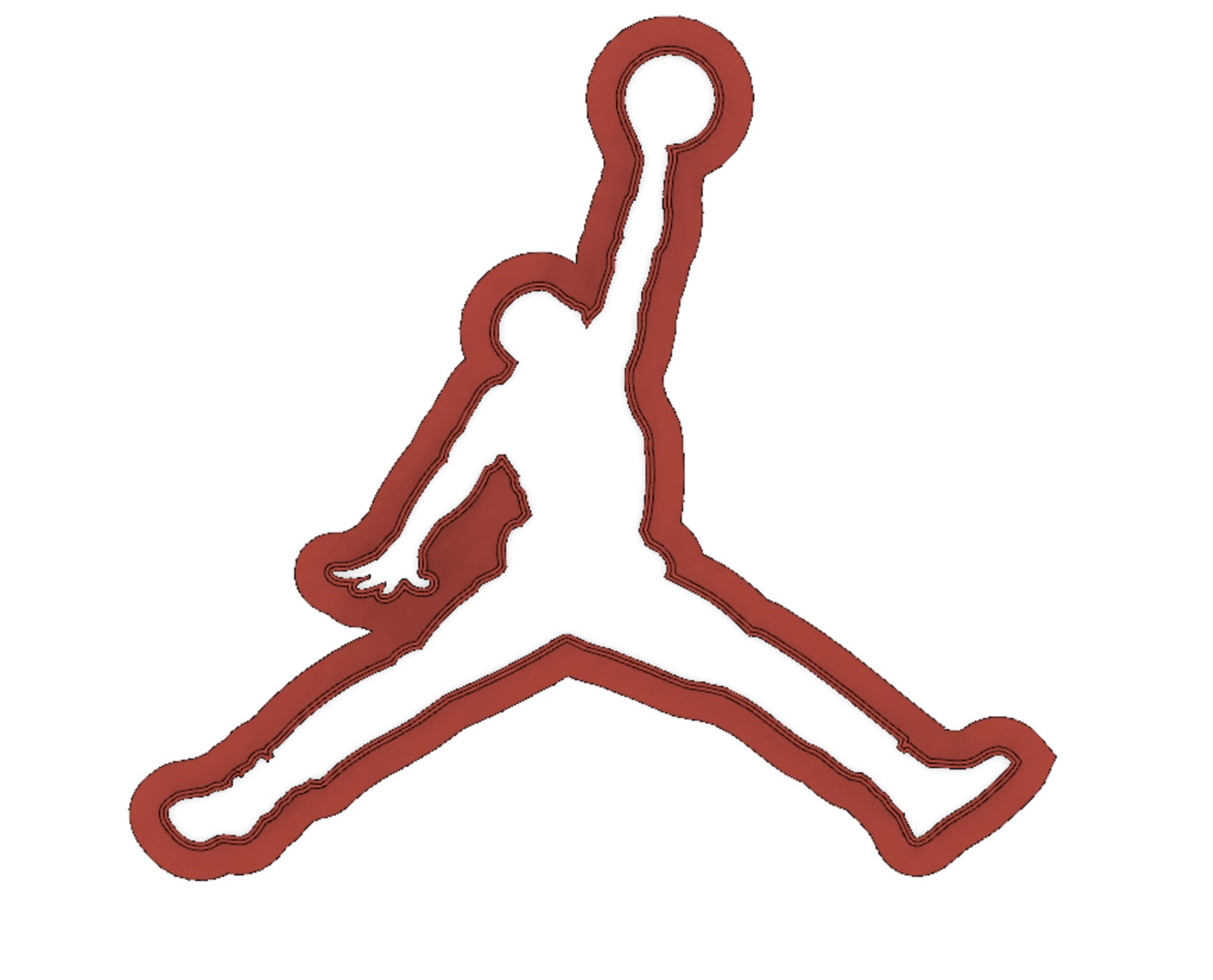Red Michael Jordan Logo