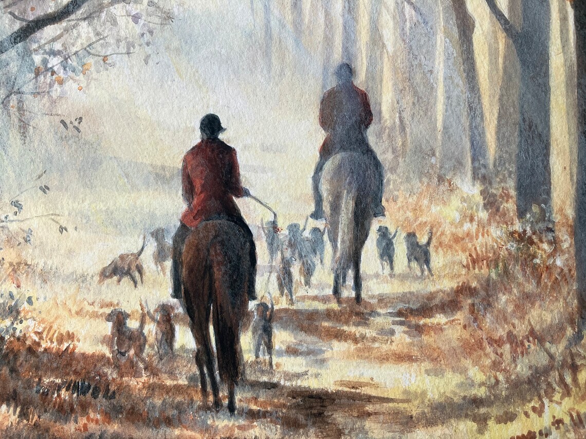 Hunting Print Sporting Art "the One That Got Away" - Etsy