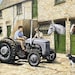 Tractor Greeting Card "new Technology" Little Grey Fergie - Etsy