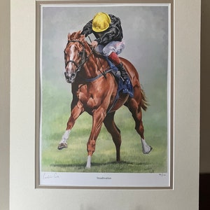 Horse Racing Art Print "stradivarius and Frankie Dettori" Limited ...
