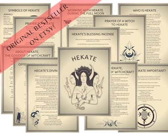Goddess Hecate Altar, Prayer, Invocation, Grimoire Pages, Book of ...