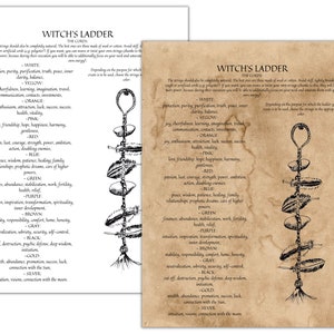 Witch's Ladder Witch Tok Witchwomen Witchcraft Witch Spell Book of ...
