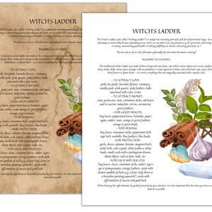 Witch's Ladder Witch Tok Witchwomen Witchcraft Witch Spell Book of ...