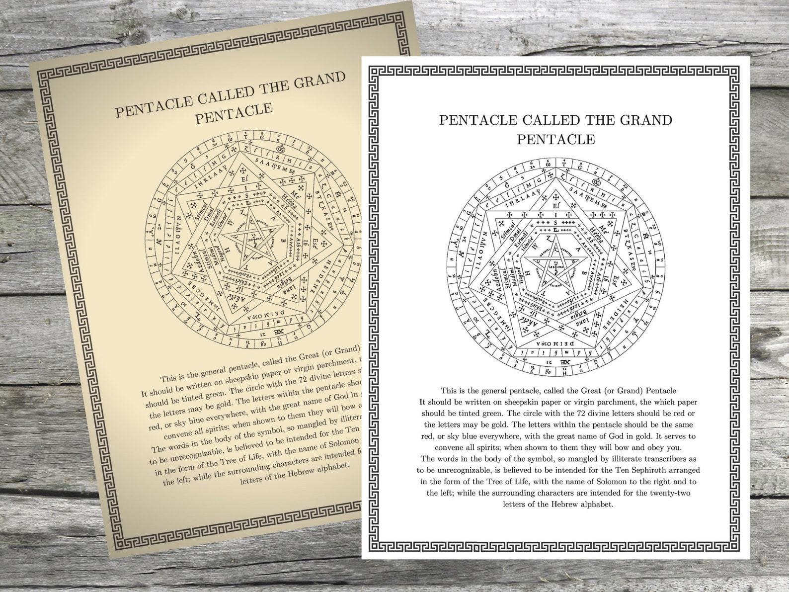 MARS PENTACLES of SOLOMON 7 Plus Mistical Solomon and Pentacle - Etsy