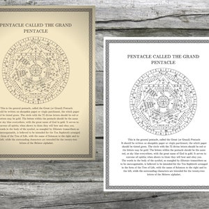MERCURY PENTACLES of SOLOMON 5 Plus Mistical Solomon and Pentacle Caled ...