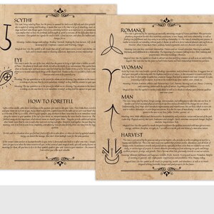 Witches Rune Bundle Rune Magic Witches Runes Meanings, Printable ...