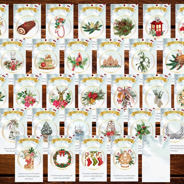 Oracle Card Clipart - Etsy