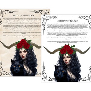 LILITH Dark Goddess, Mother of Demons Babylonian - Etsy