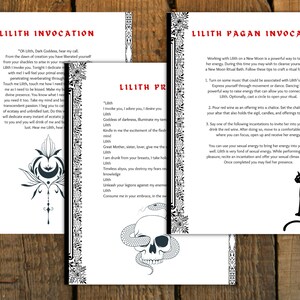 LILITH Dark Goddess, Mother of Demons Babylonian, Book of Shadows ...