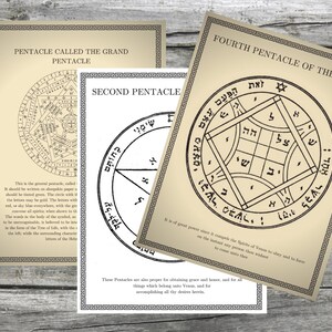 VENUS PENTACLES of SOLOMON 5 Plus Mistical Solomon and Pentacle Caled ...