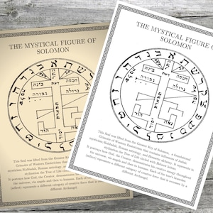 MARS PENTACLES of SOLOMON 7 Plus Mistical Solomon and Pentacle Caled ...